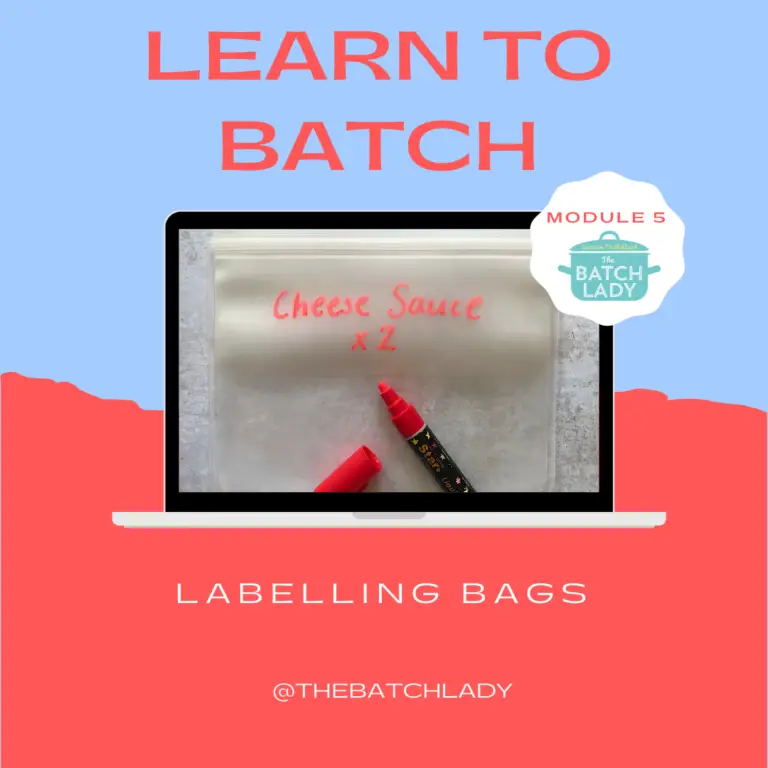 Learn Batch Cooking - The Batch Lady