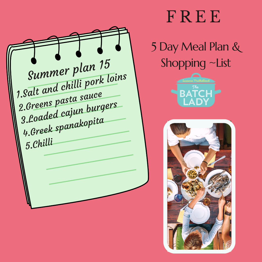 Summer Meal Plans - The Batch Lady